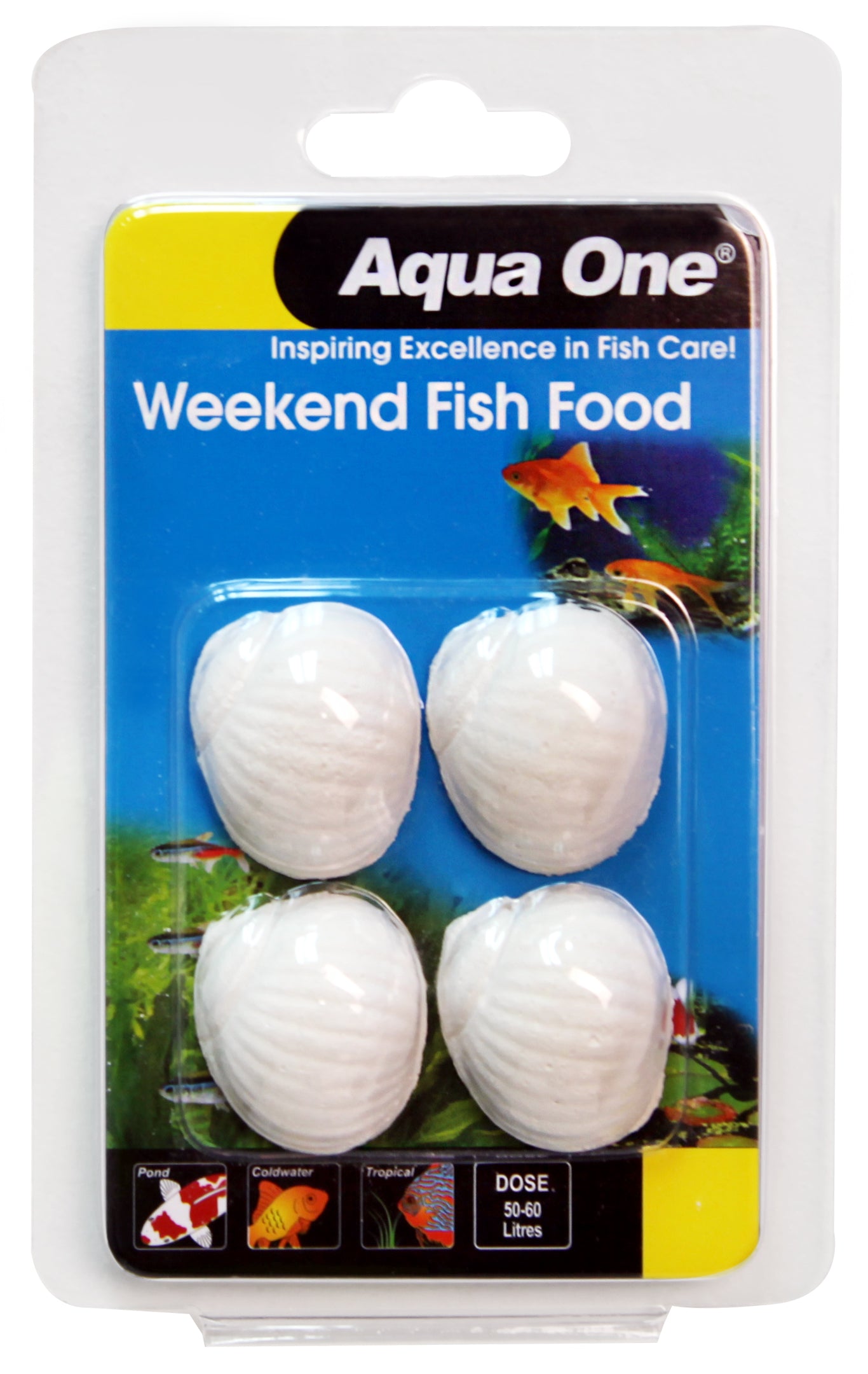 Aqua One Block Weekend Fish Food 20g