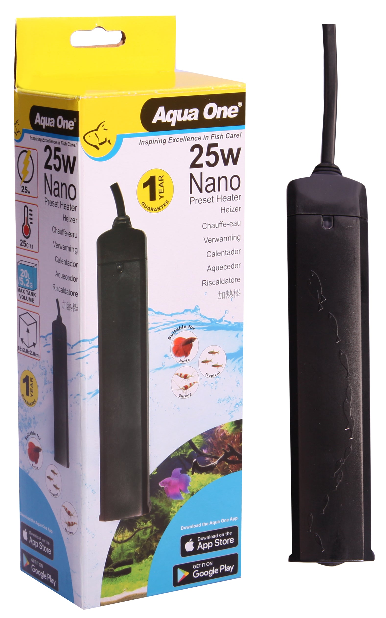 Aqua One Nano Plastic Heater
