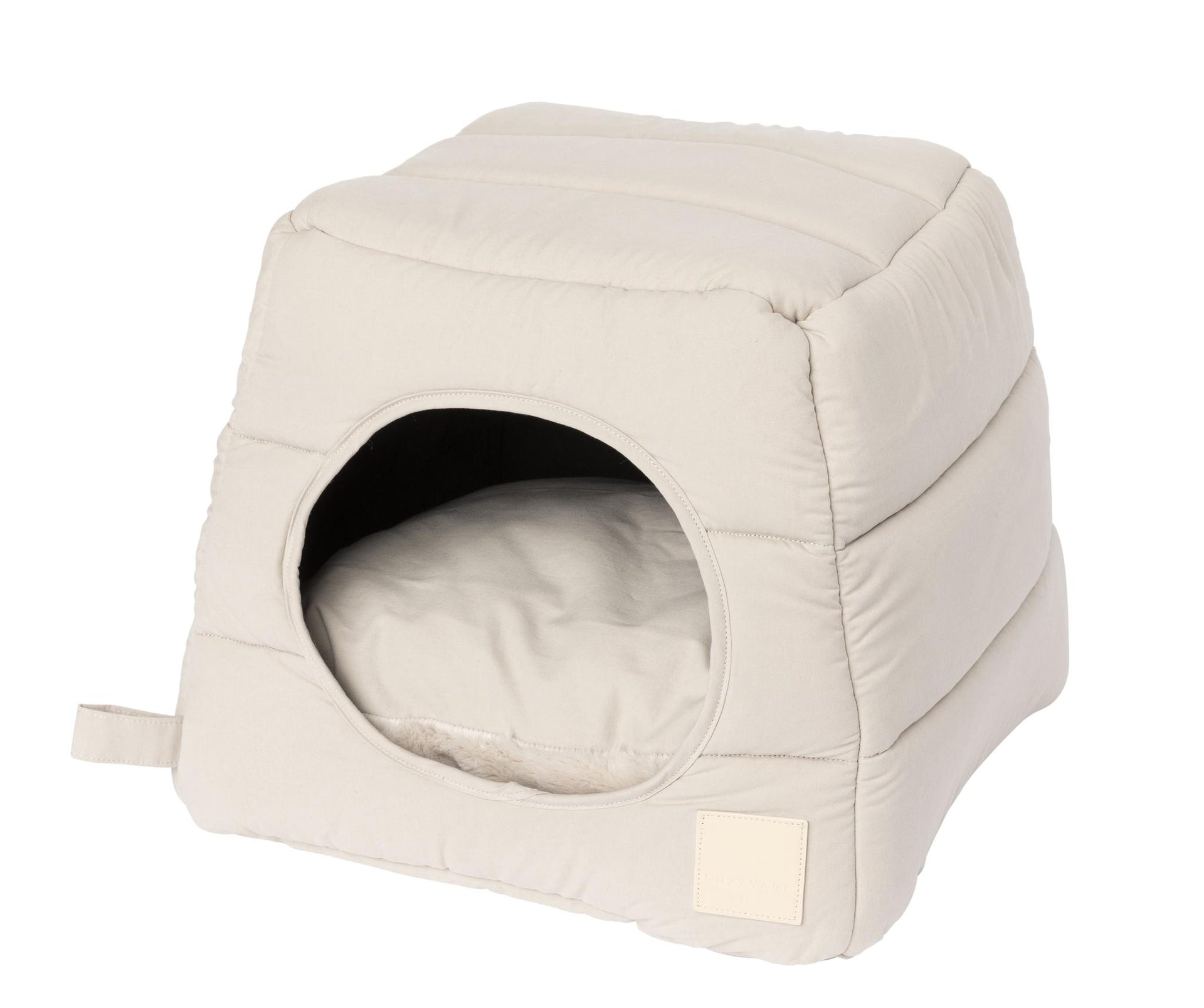 FuzzYard Life Cat Cubby Sandstone
