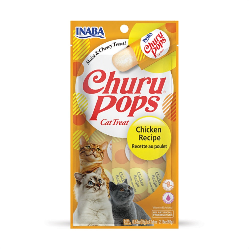 Inaba Cat Treat Churu Pops Chicken 60g