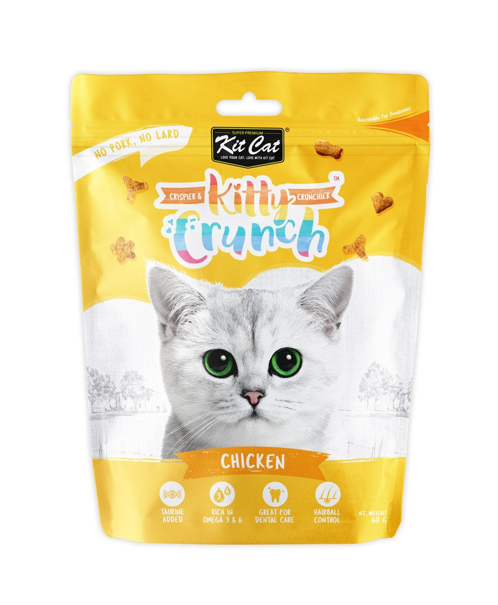 Kit Cat Kitty Crunch Cat Treat Chicken 60g