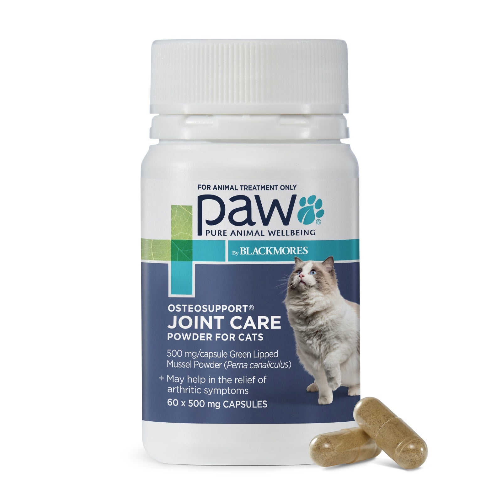 PAW By Blackmores Cat Supplement Osteosupport 60 Pack