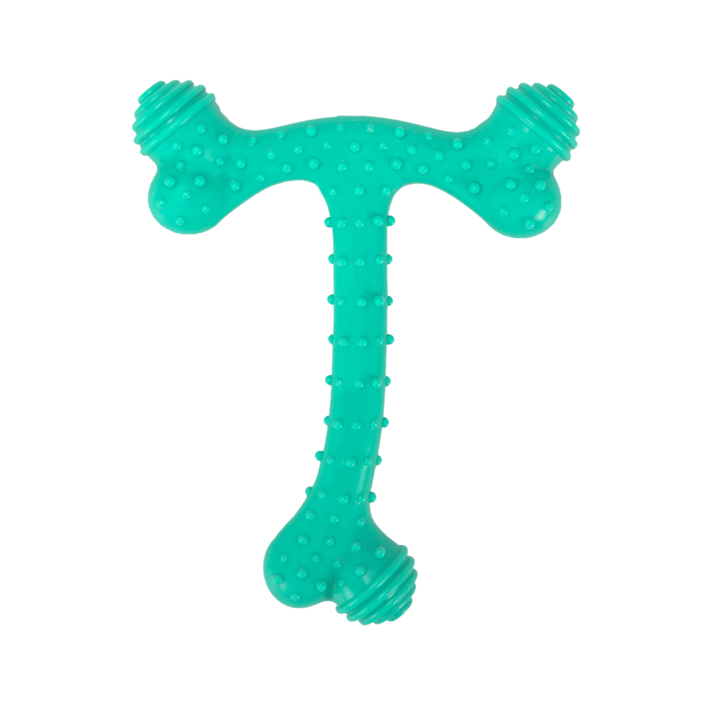 Arm and Hammer Nubbies TriBone Chew Dog Toy Peanut Butter